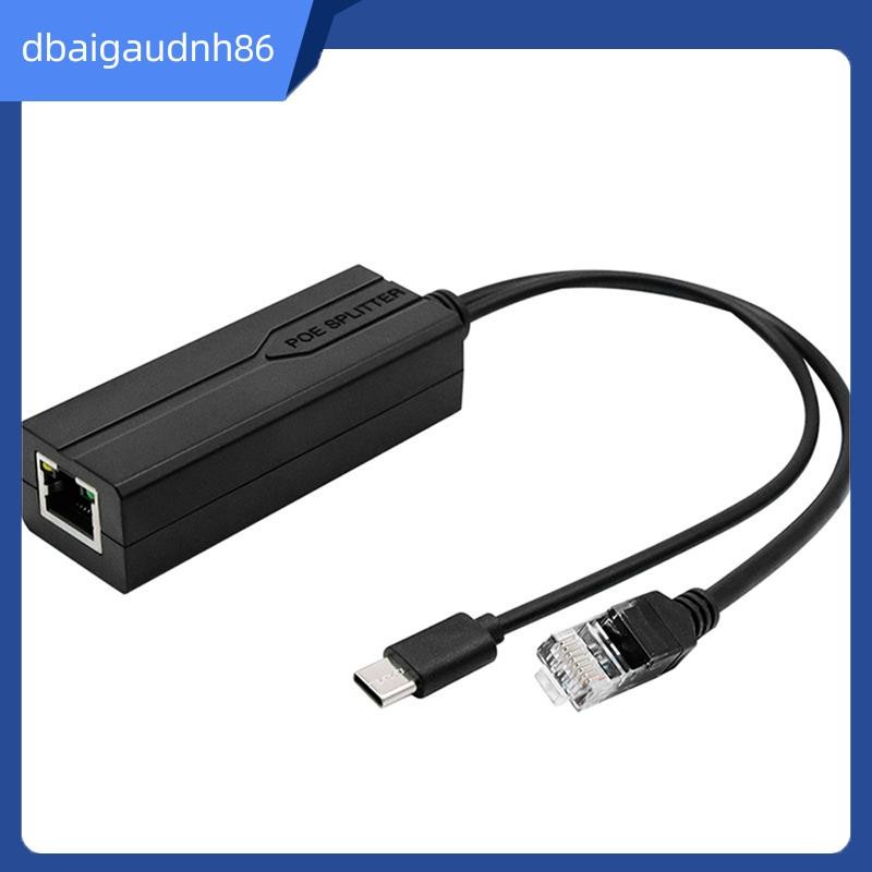 READY STOCK48V ถึง 5V POE Splitter Adapter 48V ถึง 5V POE Splitter POE ...