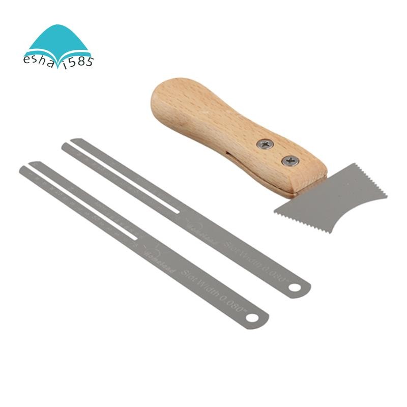 Eshai585Guitar Fret Wire Groove Protector ไม้บรรทัด Fingerboard เปลี่ยน ...