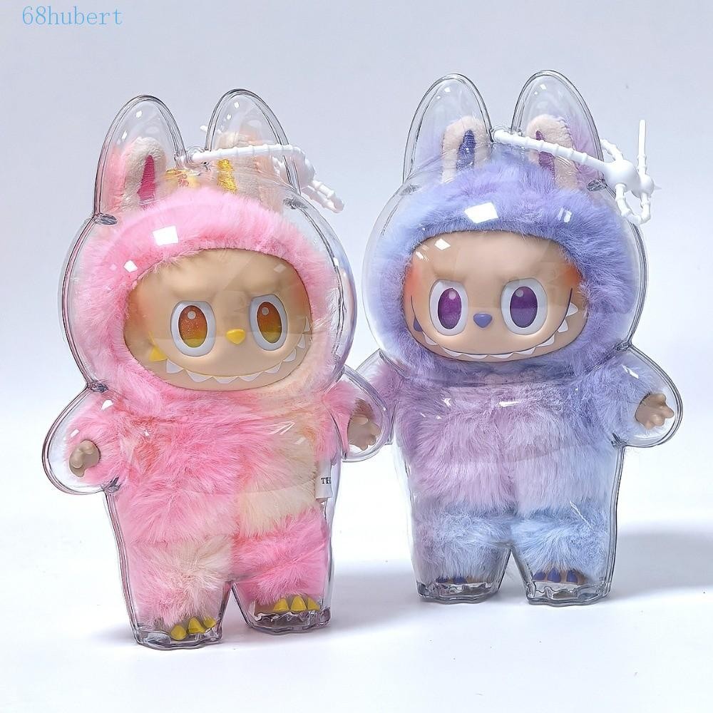 HUBERT Labubu เคสป้องกัน,โปร่งใส 3rd Generation Labubu ตุ๊กตาเก็บ ...