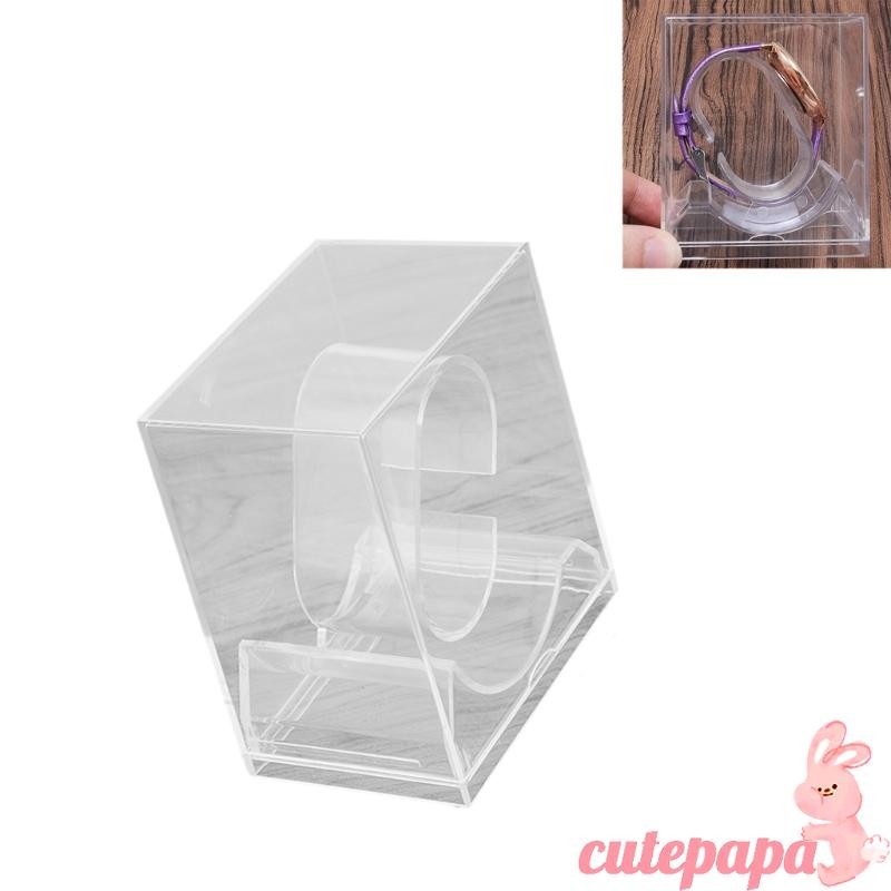 Cutep 5 ชิ้น Contemporary Square Watch Case Holder Stand Plastic Bracelet Exhibition | Shopee ...
