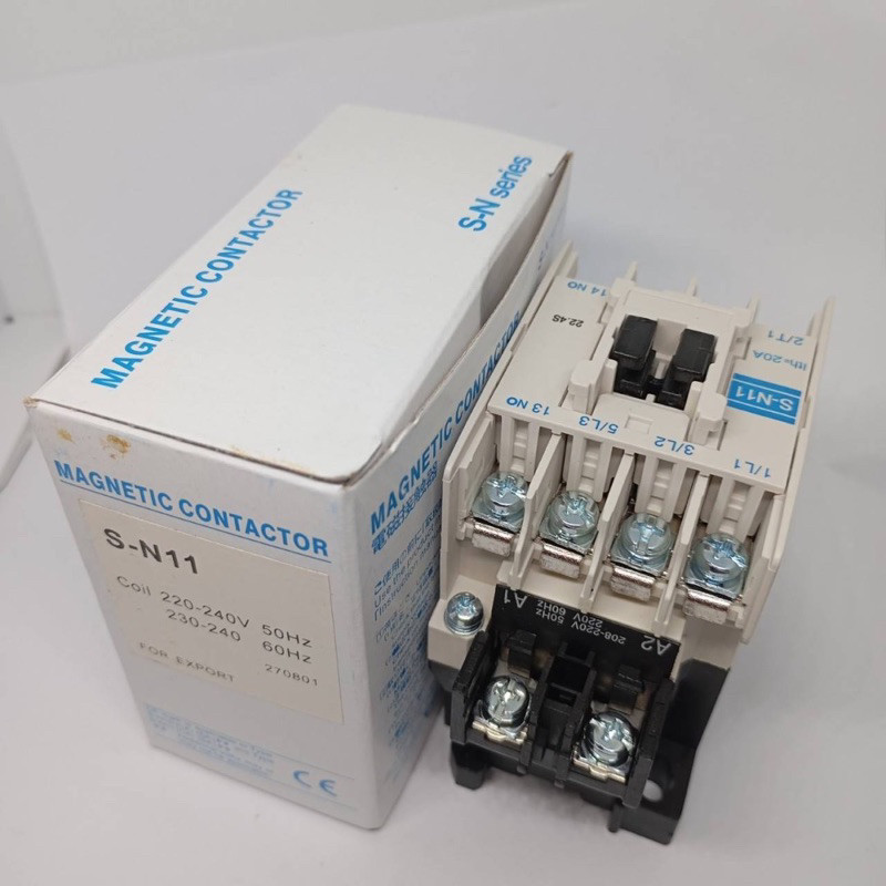 MITSUBISHI คอนแทคเตอร์มิตซูบิชิ SN-11 110V 220V 380V S-N11 SN11 ของใหม่ ...