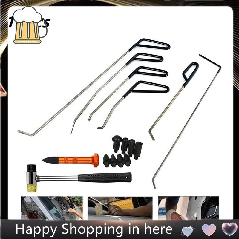 [สวย] 16 ชิ้นยานยนต์ Paintless Dent Repair Removal เครื่องมือ Puller ...