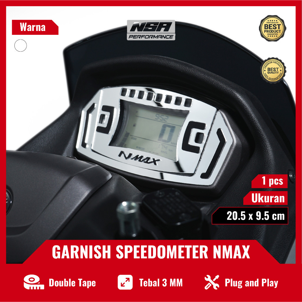 NSA GARNISH NMAX SPEDOMETER 2020 2021 2022 2023 ACRYLIC MATERIAL NMAX ...