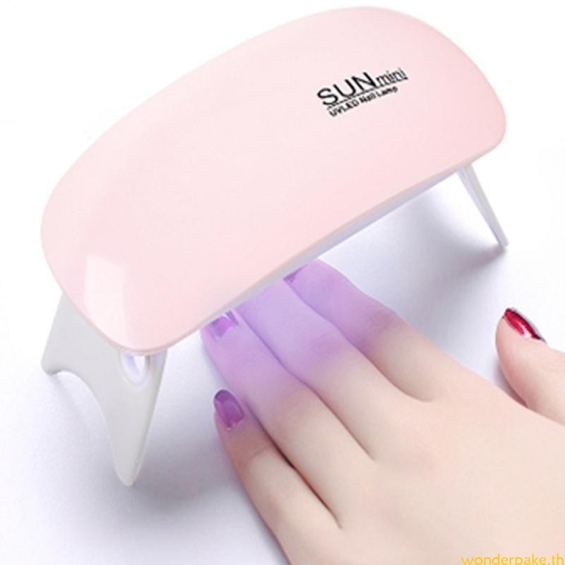 Wonder UV Led Nail Lamp โคมไฟเจลแบบพกพา เครื่องเป่าเล็บขนาดพกพาพร้อมสาย ...