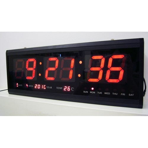 นาฬิกา LED นาฬิกาดิจิตอล HOTAI LED Calendar Wall Clock HT4819SM (แท้ ...