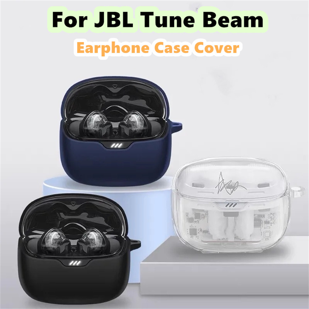 In Stockสําหรับ JBL Tune Beam Case Casing Soft Silicone Trendy Solid ...