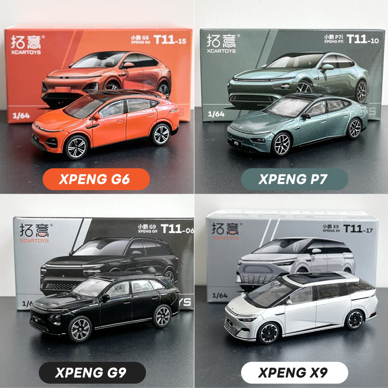X xpeng G6 P7 G9 X9 รถรุ่น Xiaopeng รถรุ่น 1: 64 ขนาด Xiaopeng G9 G6 X9 Xiaopeng P7 P5 Series ...