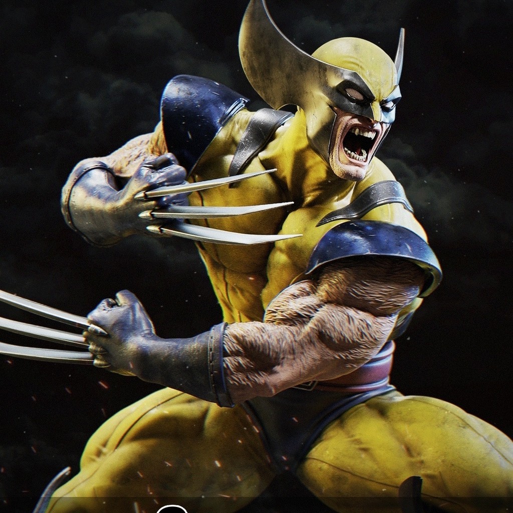 X-Men ที่ไม่ได้ทาสี Wolverine Logan Marvel GK ชุดแม่พิมพ์สีขาวผลิตภัณฑ์ ...