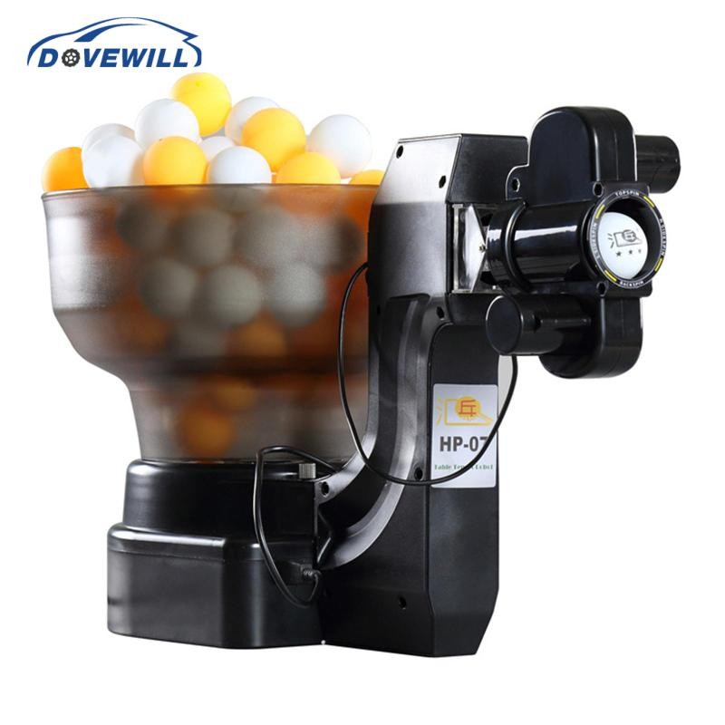[Dovewill] เครื่องหุ่นยนต์ปิงปอง เครื่องปิงปองอัตโนมัติ เครื่องเสิร์ฟปิงปองแบบพกพาสําหรับการฝึก ...