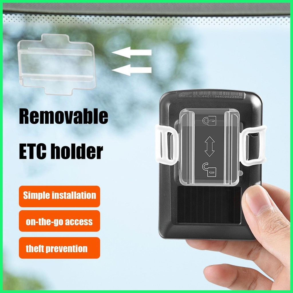 Toll Pass Holder ที่ถอดออกได้ Toll Pass Windshield Mount Easy Pass ...