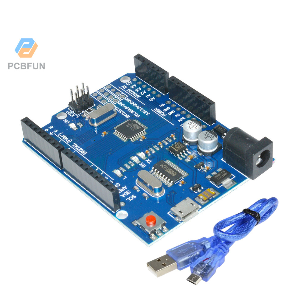 Pcbfun UNO R3 CH340G Atmega328P เมนบอร์ดพอร์ต Micro USB บอร์ดพัฒนา ... Pcbfun UNO R3 CH340G Atmega328P เมนบอร์ดพอร์ต Micro USB บอร์ดพัฒนา ...
