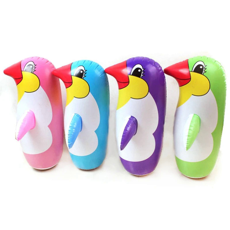 36cm/45cm/70cm PVC Inflatable Toy for Creative Cartoon Penguin Tumbler ...
