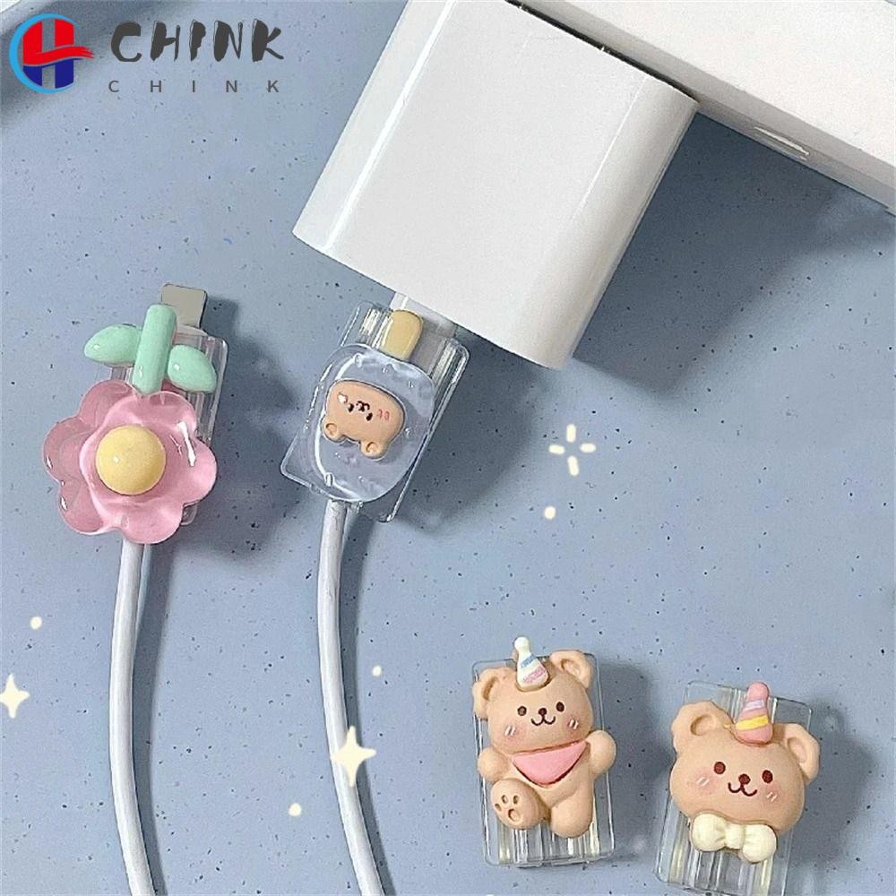 Chink Data Line Protector, ป้องกันสาย USB สากลกัด, สายหลอด USB TPU ทน ...