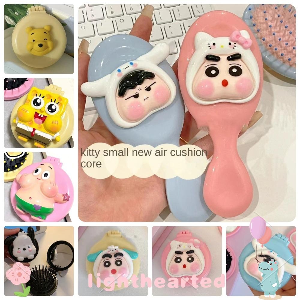 Lighthearted หวีนวด, 2 In 1 Spongebob การ์ตูนมินิแปรงผม, น่ารัก Shin ...