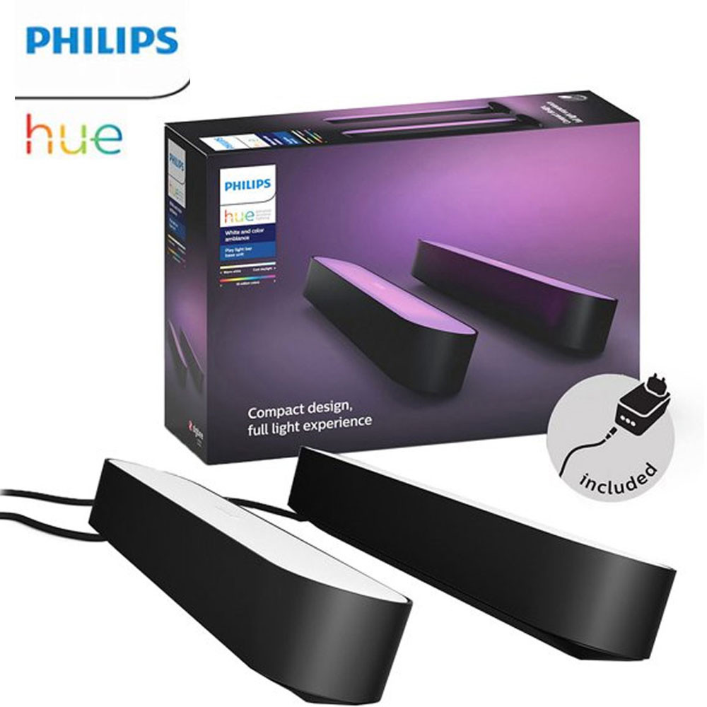 Philips Hue Play Bar Smart LED Bar Light Single Double Base Pack ...