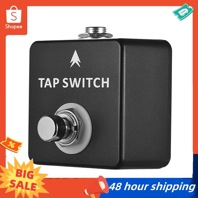พร้อมสต็อก MOSKYAUDIO Tap Switch Tap Tempo Switch Pedal Full Metal Shell สําหรับกีตาร์อุปกรณ์ ...