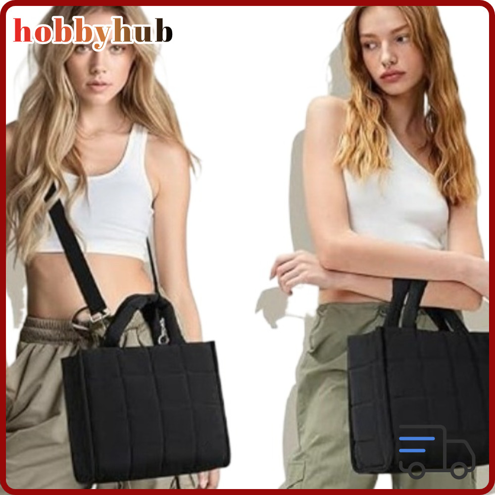 HOBBYHUB กระเป๋าสะพายข้างไนลอนน้ำหนักเบาทรงตัวดี เหมาะสำหรับผู้หญิง | Shopee Thailand