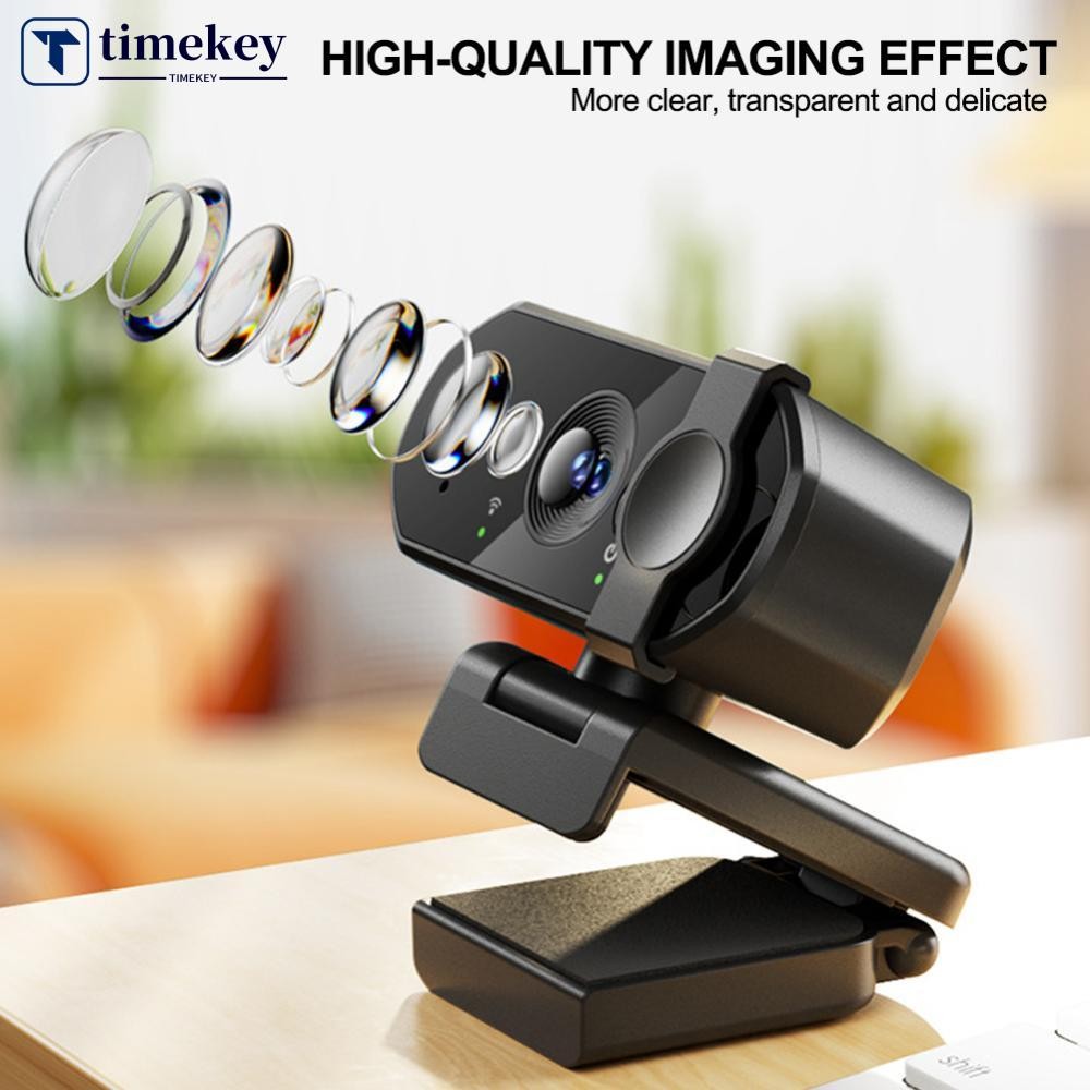TME 1080P 2K 4K Webcam Mini Camera Full HD Webcam พร้อมไมโครโฟน 30fps ...