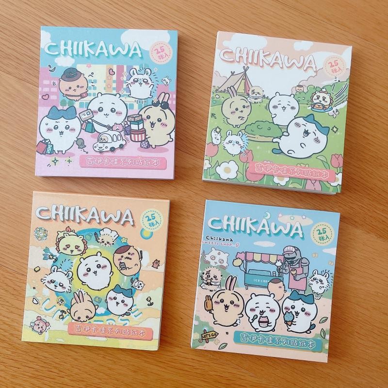 Jikawa Sticker Book chikawa Japanese Style Self-Laughing Bear Little ...