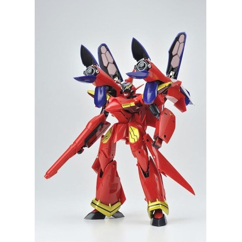 Macross 7 1/60 Fully Transformable VF-19 Kai Fire Valkyrie Special with Sound Booster Painted ...