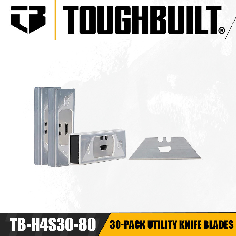 Toughbuilt TB-H4S30-80/TB-H4S-5/TB-H4N-5 30 แพ็คมีดยูทิลิตี้ใบมีด ...
