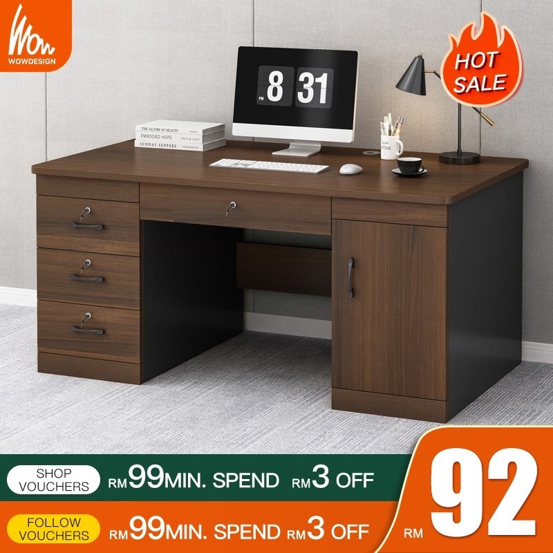 Office Table Meja Pejabat Table With Drawer Meja Komputer Meja office ...