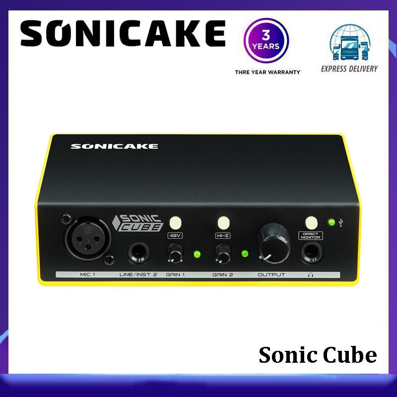 Sonicake Sonic Cube dual-channel อินเทอร์เฟซเสียงมืออาชีพคุณภาพสูง ...