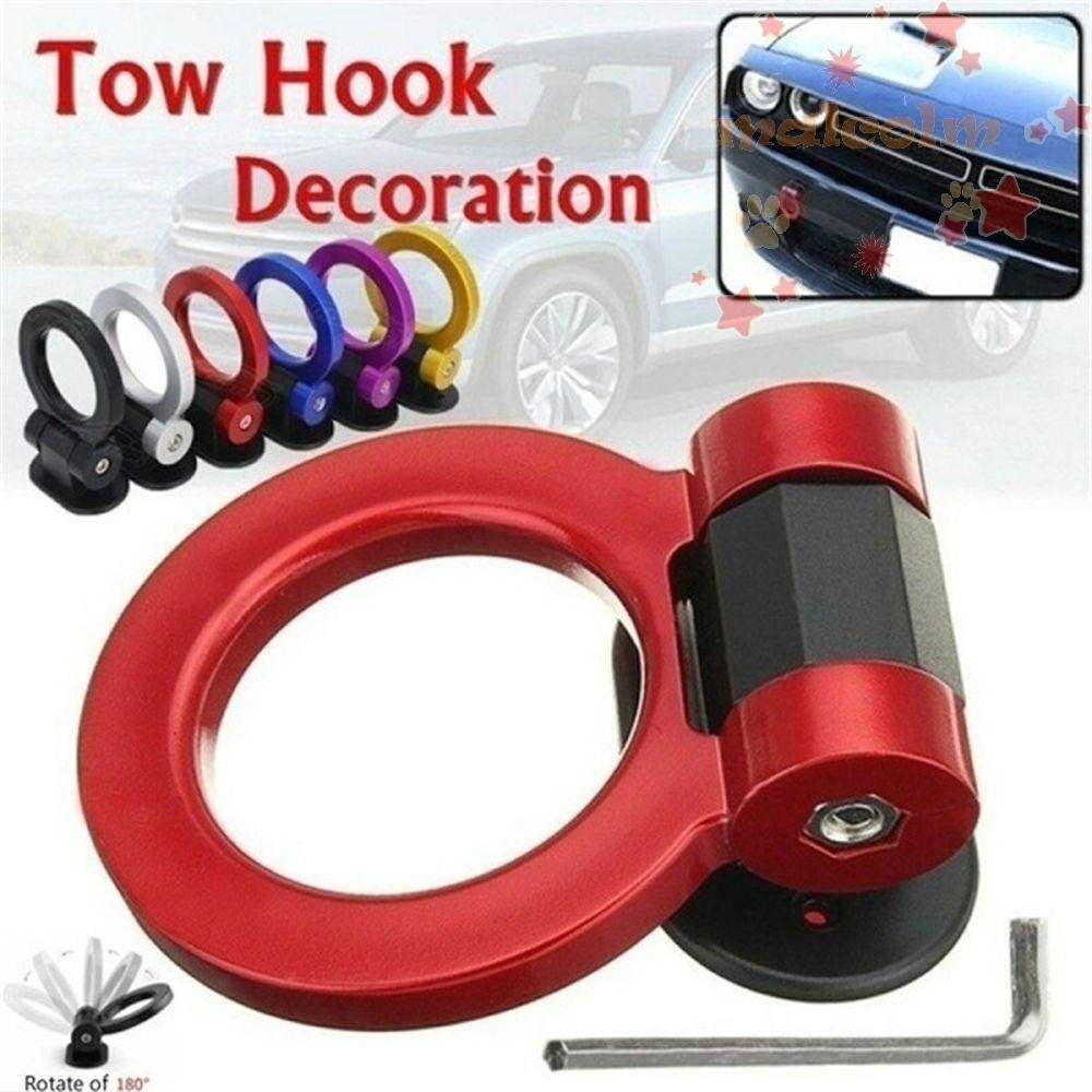 Malcolm Tow Hook Decor ด้านหน้าด้านหลังหลากสีสติกเกอร์กันชนรถยนต์ ...