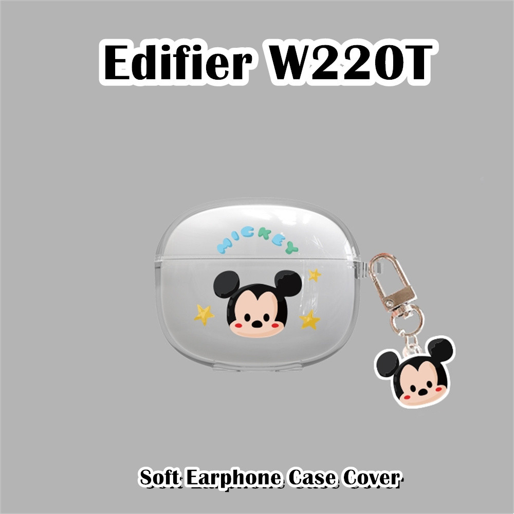 คุณภาพสูงสําหรับ Edifier W220T กรณีหูฟังโปร่งใสการ์ตูนซิลิโคนอ่อนนุ่ม ...