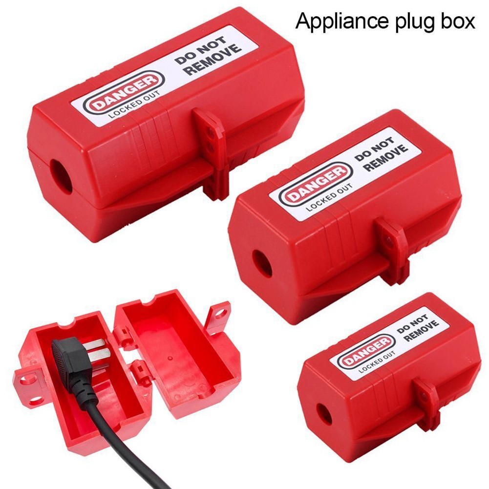 【Bestshe】Plug Lock Box Household Plug Industrial Plug Lock Lockout Box ...