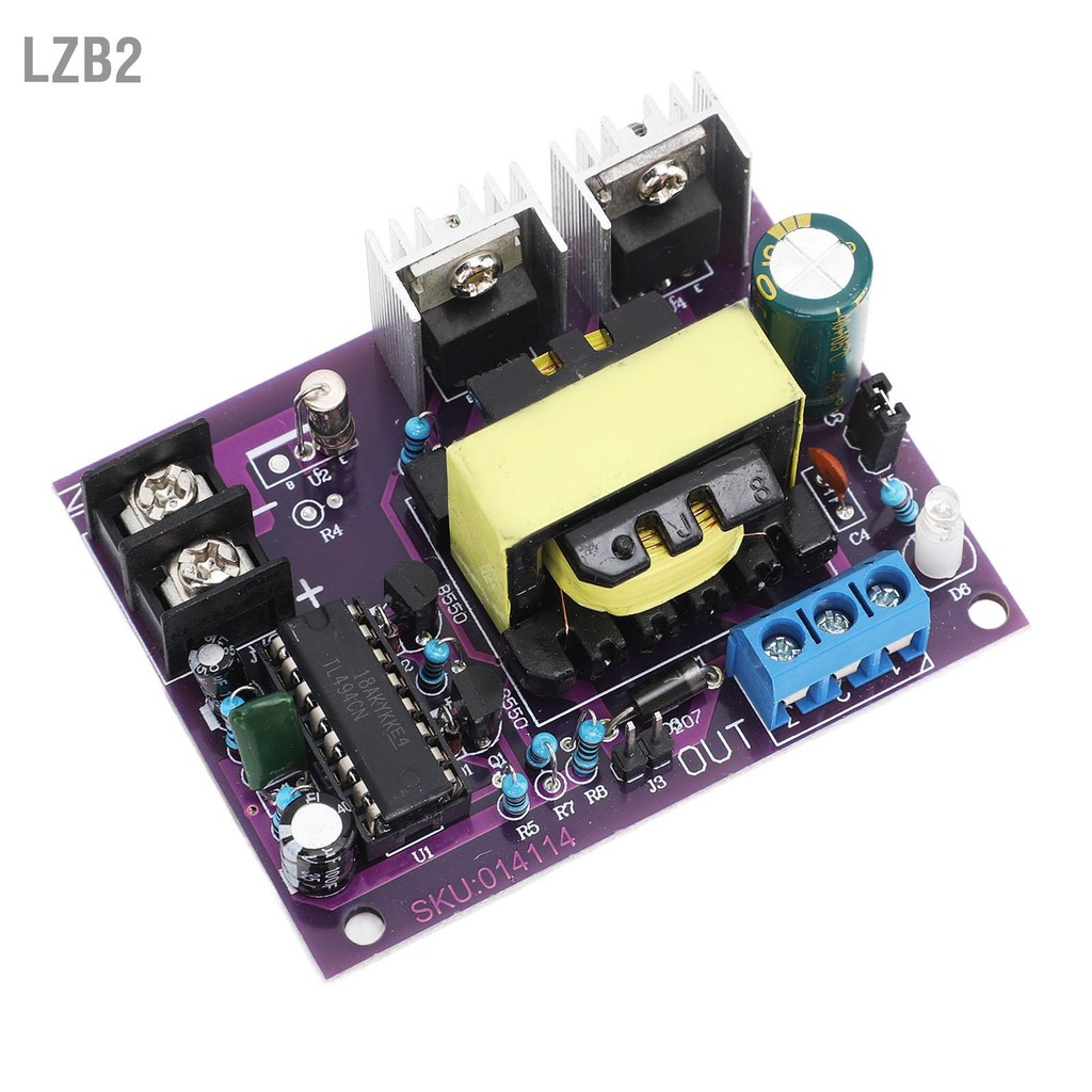 LZB2 DC TO AC Boost โมดูลแรงดันไฟฟ้า Step INVERTER BOARD 24V อินพุต 0V เอาต์พุต 100W สำหรับ ...
