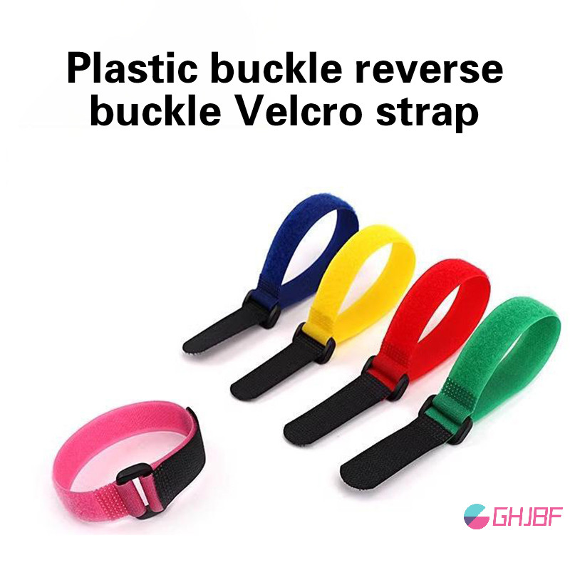 Ghjbf] Velcro Zip Ties Accessor Nylon Reverse Buckle Zip Ties Cable ...