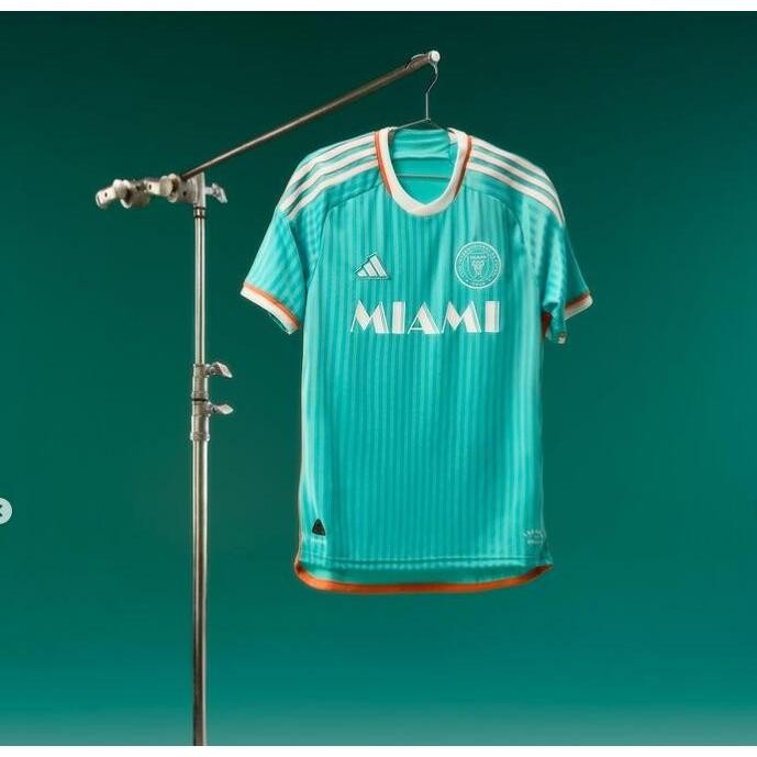 Mens Inter Miami CF Lionel Messi Aqua 2024 Archive Replica Jersey ...