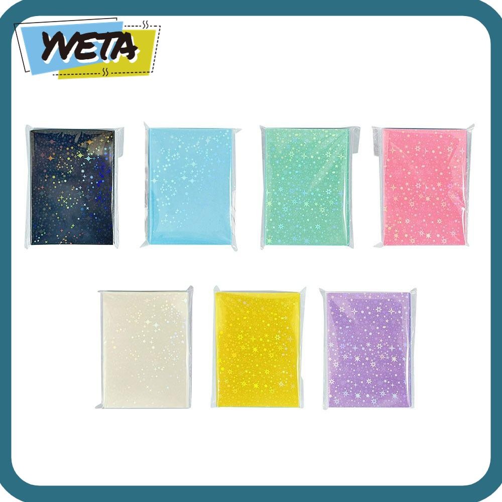 Yveta Kpop การ์ดแขน,อัลบั้ม Binder 61x91 มม.ฟิล์ม,ผู้ถือบัตรการ์ดเกม Protector Star Frosted ...