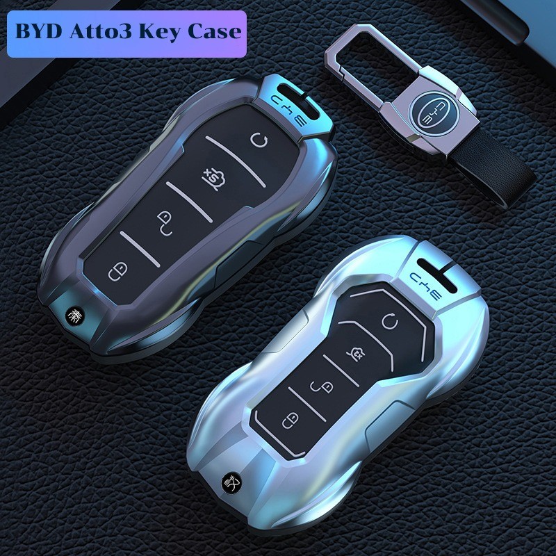 อลูมิเนียมอัลลอยด์ Key Case Byd dolphin Atto3 Seal รถ Key Case Seal Atto3 dolphin Advanced Key ...