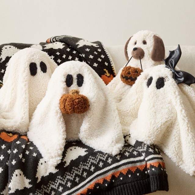 Ms.gus The Ghost pillow Doug The Dog ของเล่นตุ๊กตาฮาโลวีน | Shopee Thailand