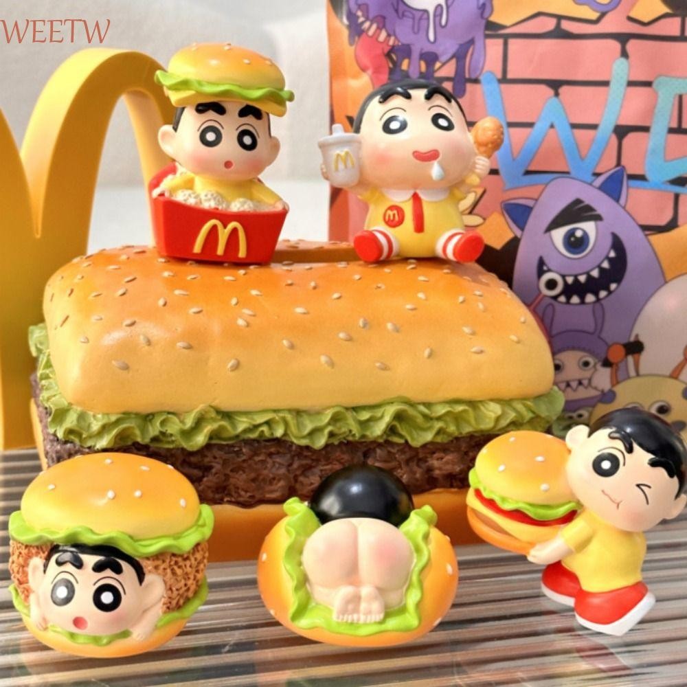 Weekw Crayon Shin-Chan ตัวเลข, Burger Fries ของเล่น Nohara Shinnosuke ...
