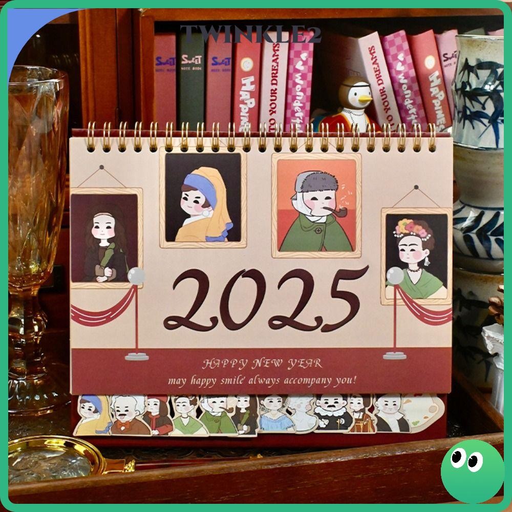 Twinkle Planner Scheduler, Yearly Home Decor Desktop Paper Calendar ...