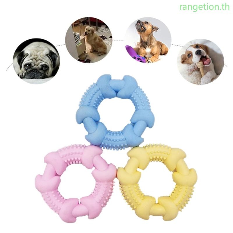 Ran สัตว์เลี้ยงกรามกัดของเล่นวงกลมรูปร่าง Sofe ยืดหยุ่นเคี้ยวของเล่นทํา ...