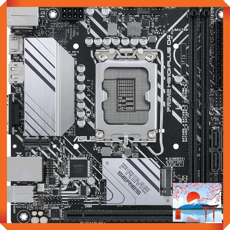 ASUS Intel H610 (LGA 1700) Mini-ITX Motherboard with AMP IC Mono Out Header PRIME H610I-PLUS D4 ...
