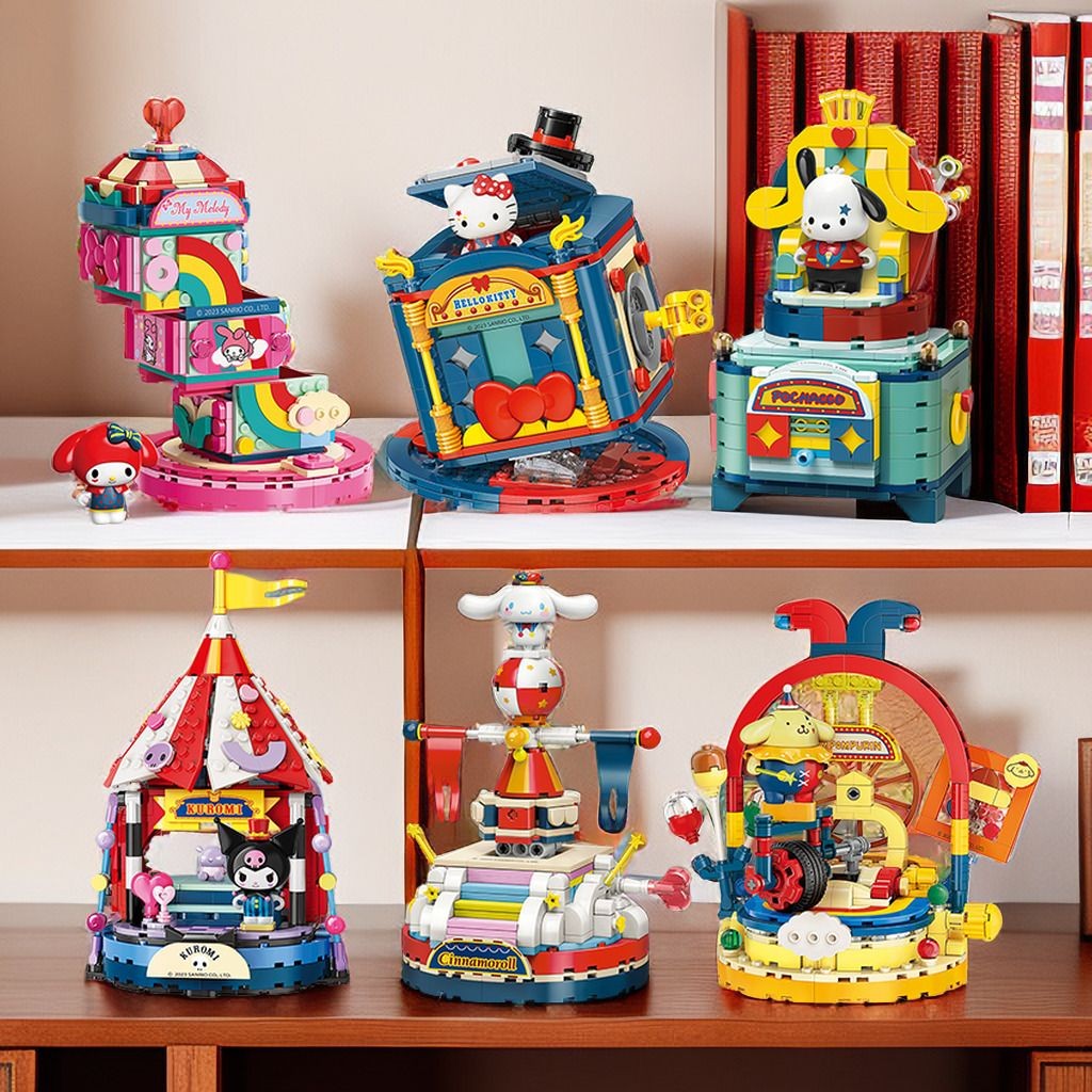 Building Blockskeepley Sanrio Kuromi Melody Hello Kitty Assembly Action ...