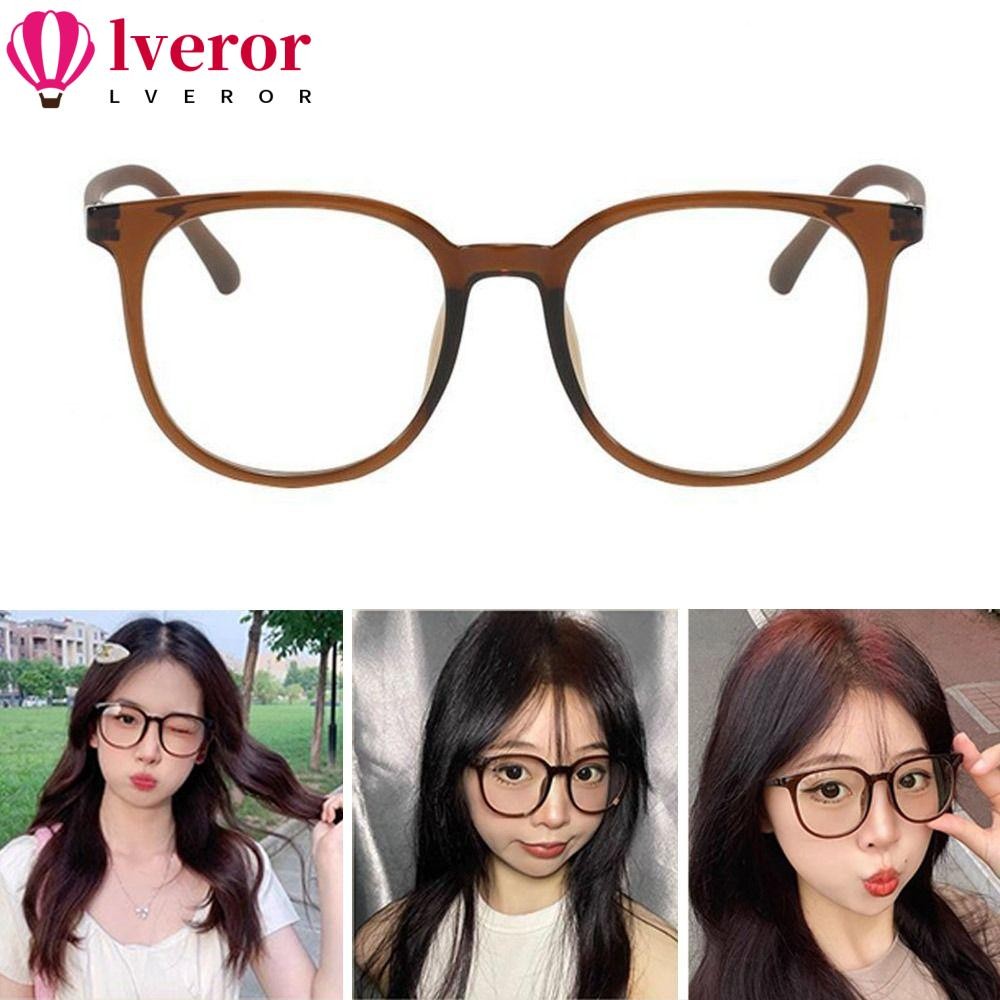 Lveror แว่นตาทรงกลม, Blue Blocking Eye Protection Anti-Blue Light แว่นตา, คลาสสิก Ultralight PC ...
