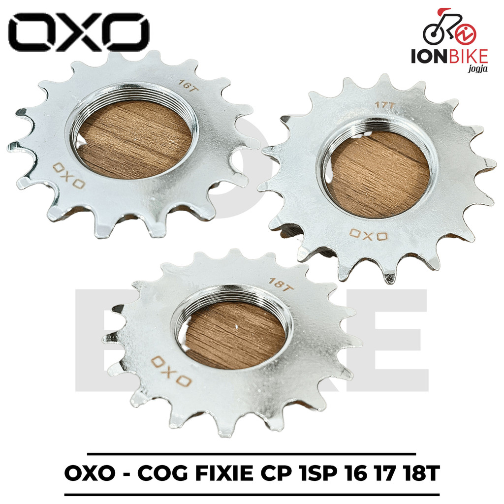 Cog Fixie OXO 16T 17T 18T เกียร์คงที่เกียร์ 1 ความเร็ว Doltrap ด้านหลัง ...