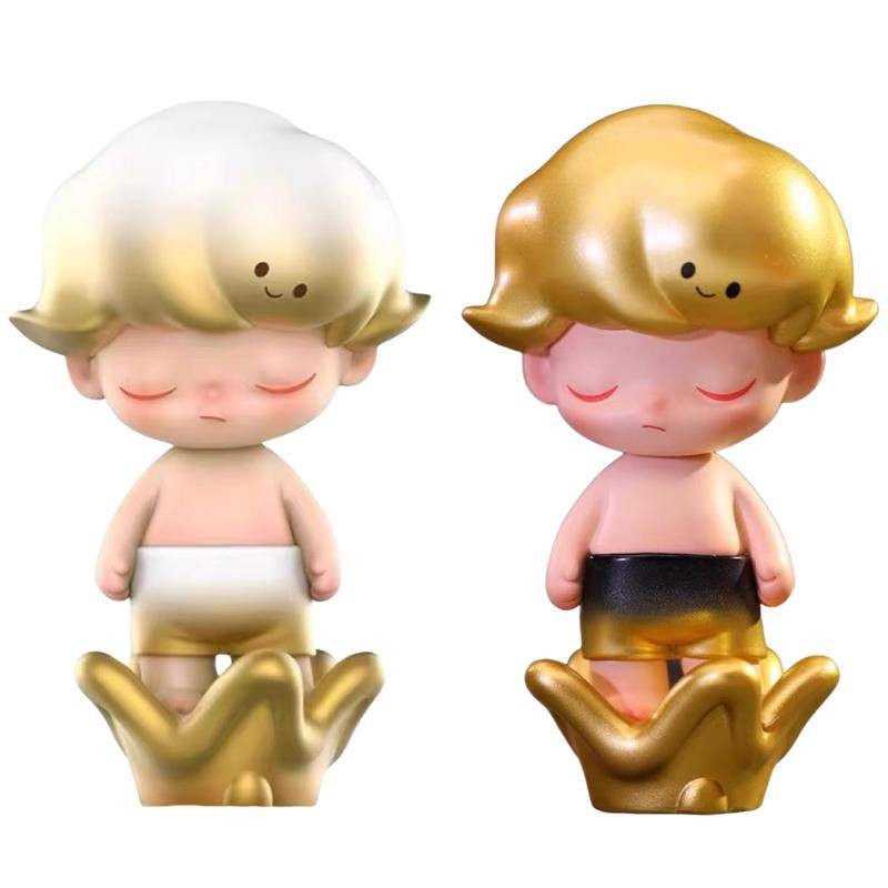 P POPMART DIMOO Uncrowned King สีประถมศึกษาลิฟท์รูปเดสก์ท็อป ...