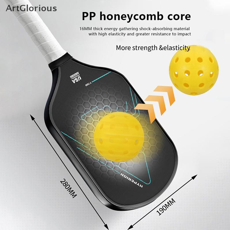 ปิงปองพายกราฟไทด์ Spinpliant Pro Pickleball Racket - Carbon Fiber Raw ...