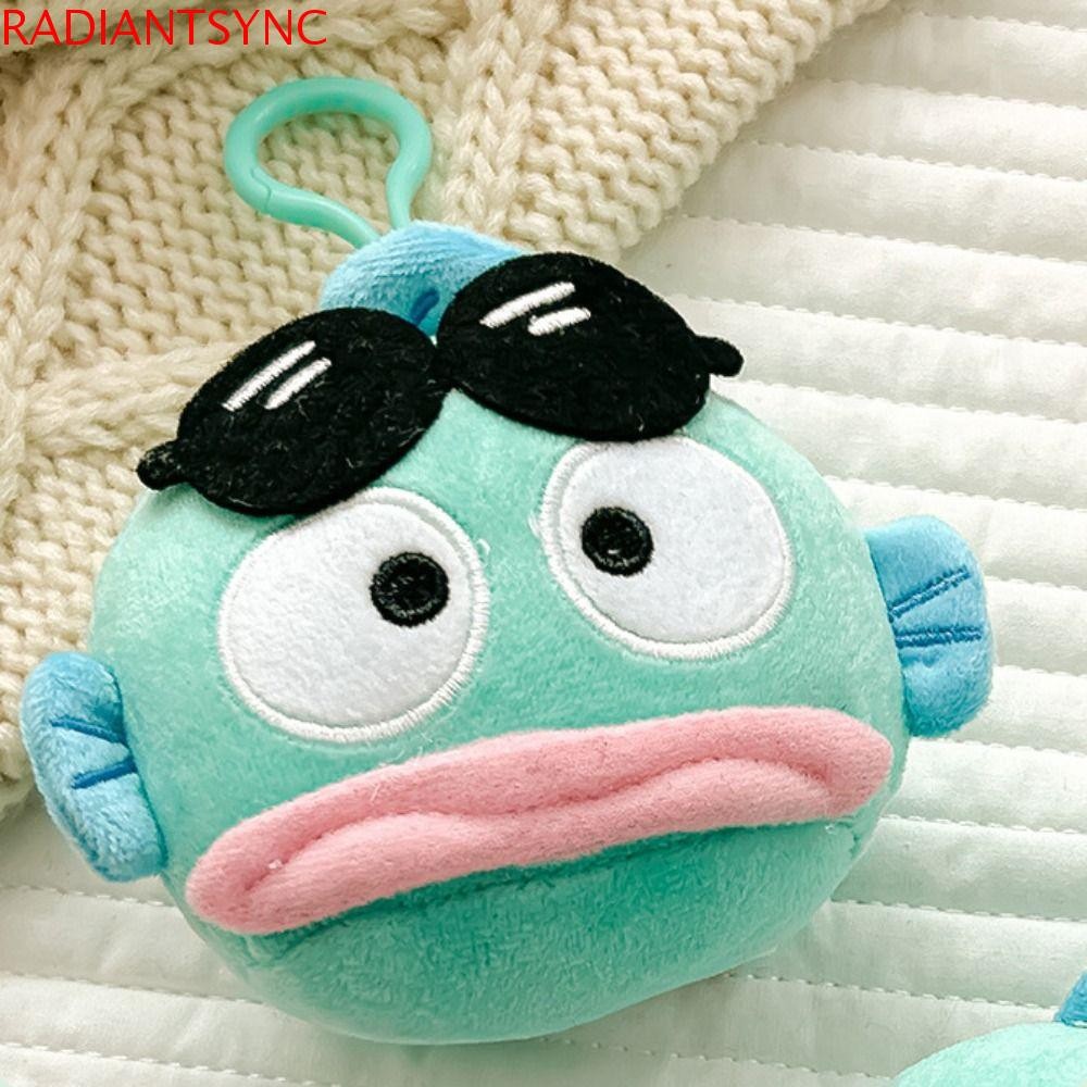 RADIANTSYNC พวงกุญแจตุ๊กตา Hangyodon จี้น่ารักการ์ตูน Hangyodon น่ารัก Kawaii สไตล์ญี่ปุ่นตลก ...