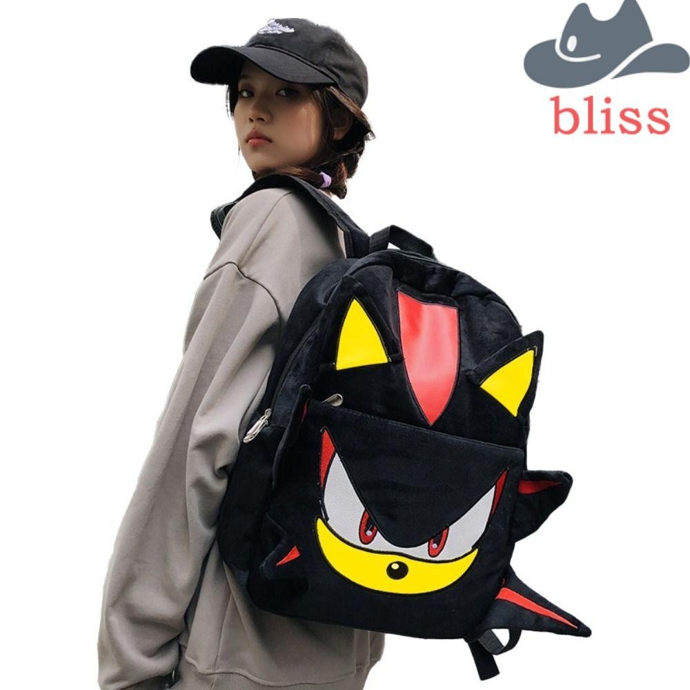 BLISS Sonic Shadow Backpack กระเป๋าสะพายหลังแบบพลัสติก hedgehog สไตล์ ...