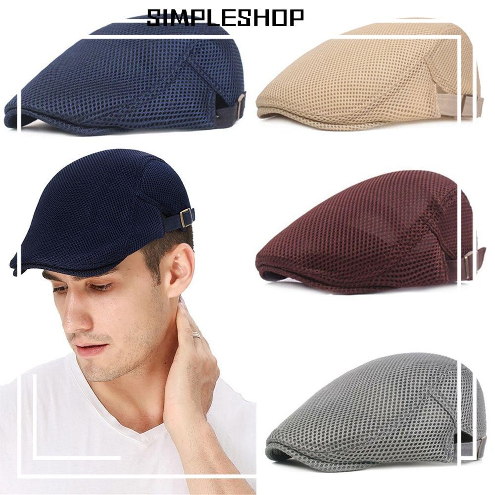 หมวกสไตล์เนวส์บอยสำหรับผู้ชาย แบบปรับขนาดได้ | SIMPLESHOP | Shopee Thailand