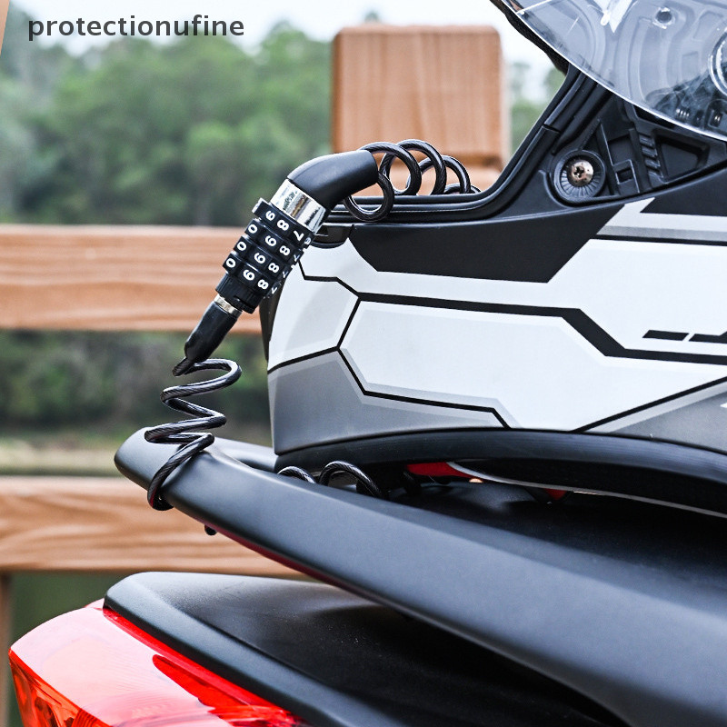 Prne ล็อคจักรยานสายเหล็กรหัสผ่านความปลอดภัย 4 หลักล็อค Anti-Theft ผสม ...