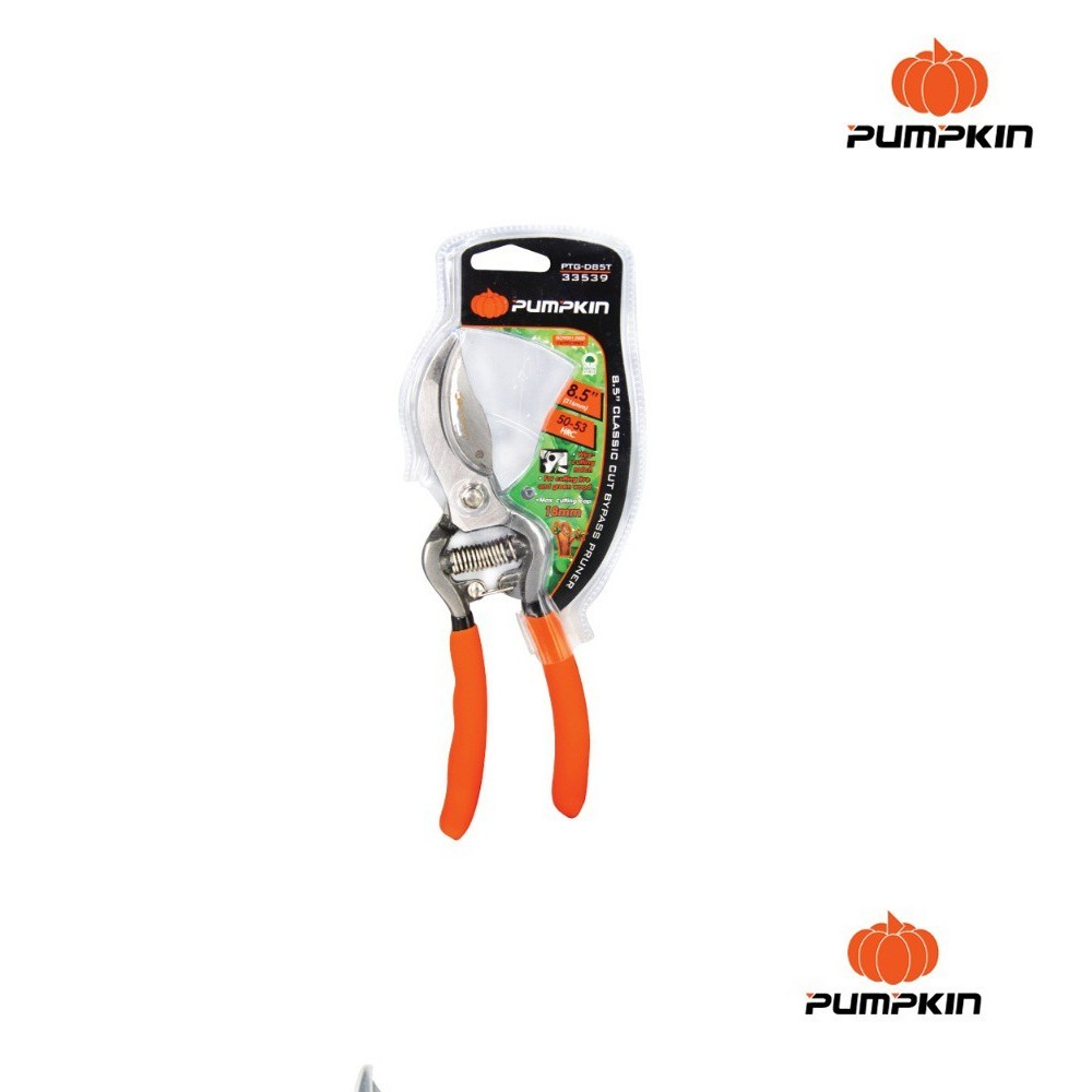 Pumpkin กรรไกรตัดกิ่งไม้ ด้ามเหล็ก Drop Forged ขนาด 8.5 นิ้ว 152 มม. ...